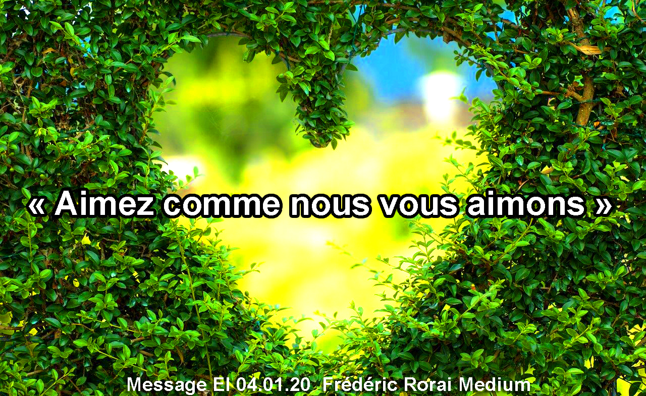 « Aimez comme nous vous aimons » – Frédéric Rorai Medium